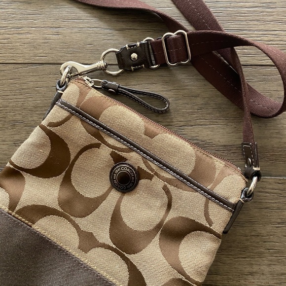 Coach | Bags | Coach Signature Crossbody Mini Bag | Poshmark